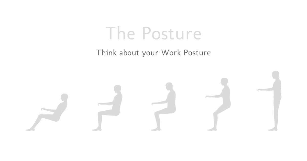 Think about your work posture | okamura
