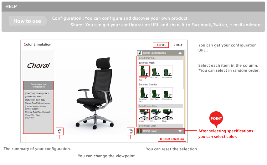 Configure your own chair | plimode | PRODUCTS | okamura