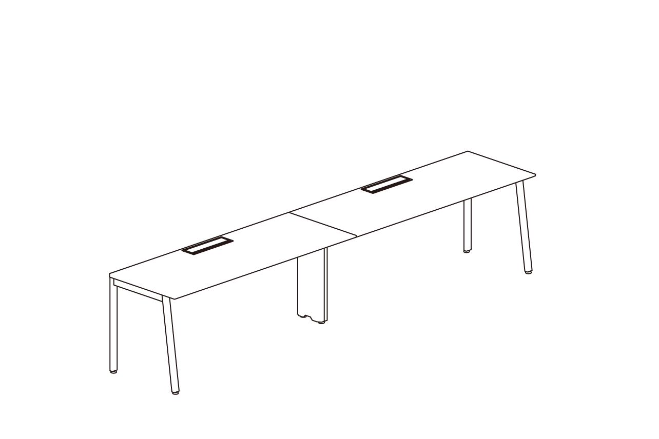 Workflex - A Flexible & Adaptive Desk System | Okamura