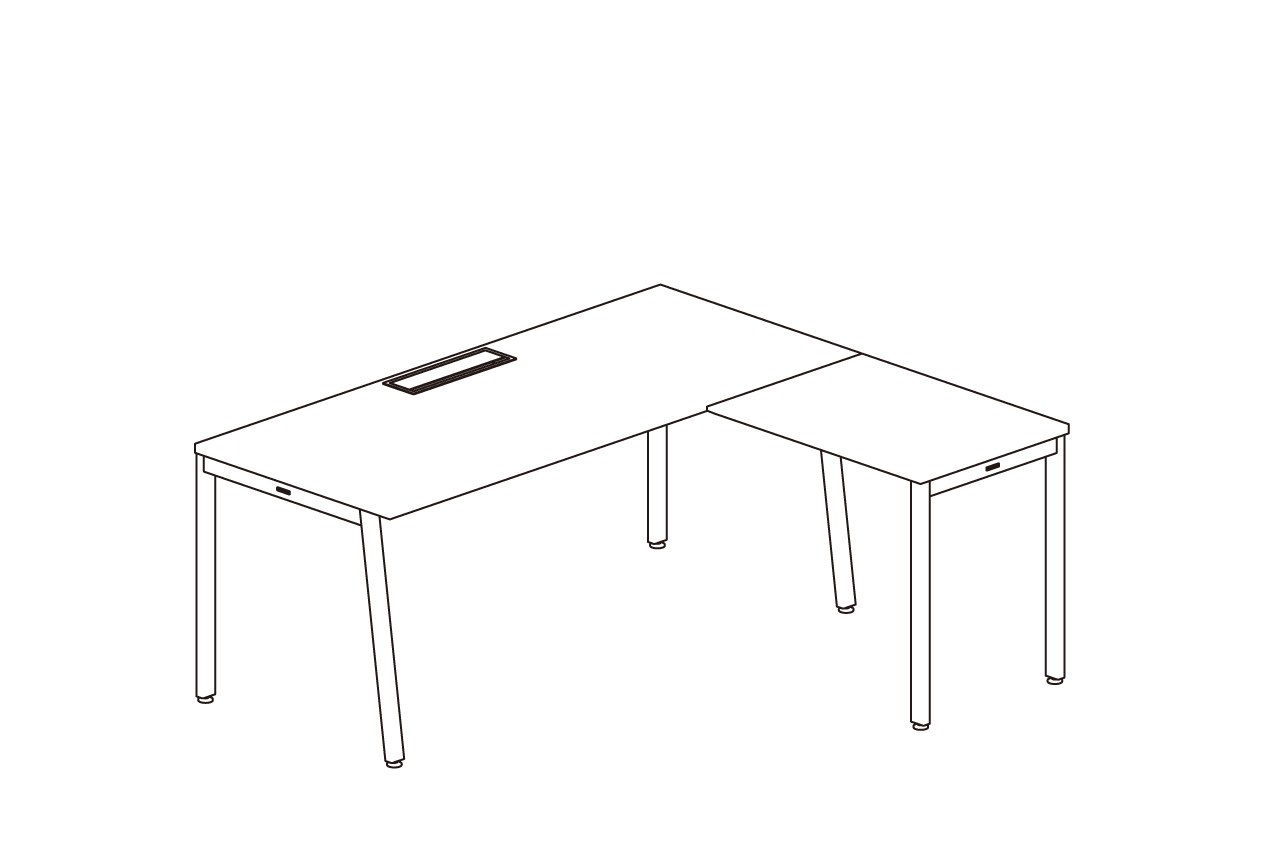 Workflex - A Flexible & Adaptive Desk System | Okamura