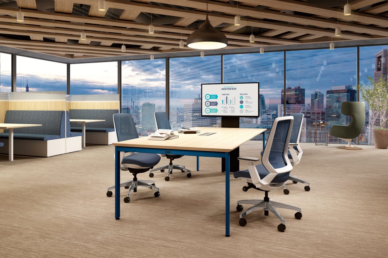 Workflex - A Flexible & Adaptive Desk System | Okamura