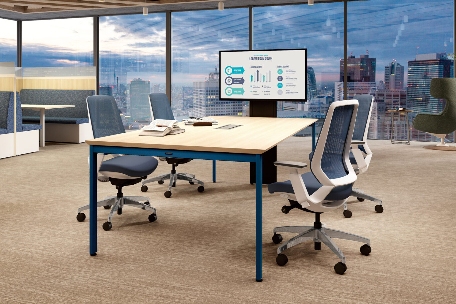 Abilis Office Chairs - Contemporary Seating by Okamura