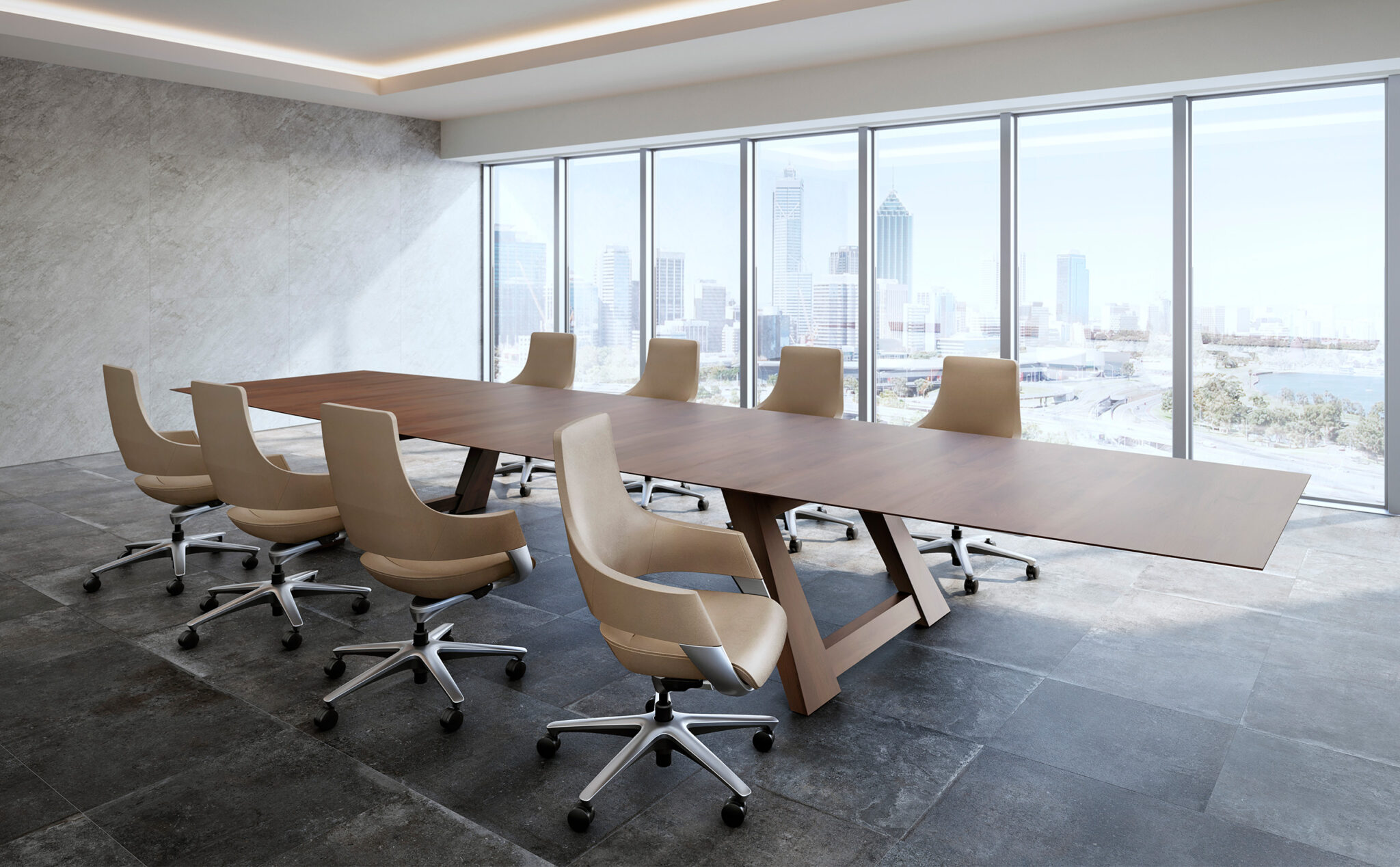 Flotte Conference Chair | Elegant, Slender Design by Okamura