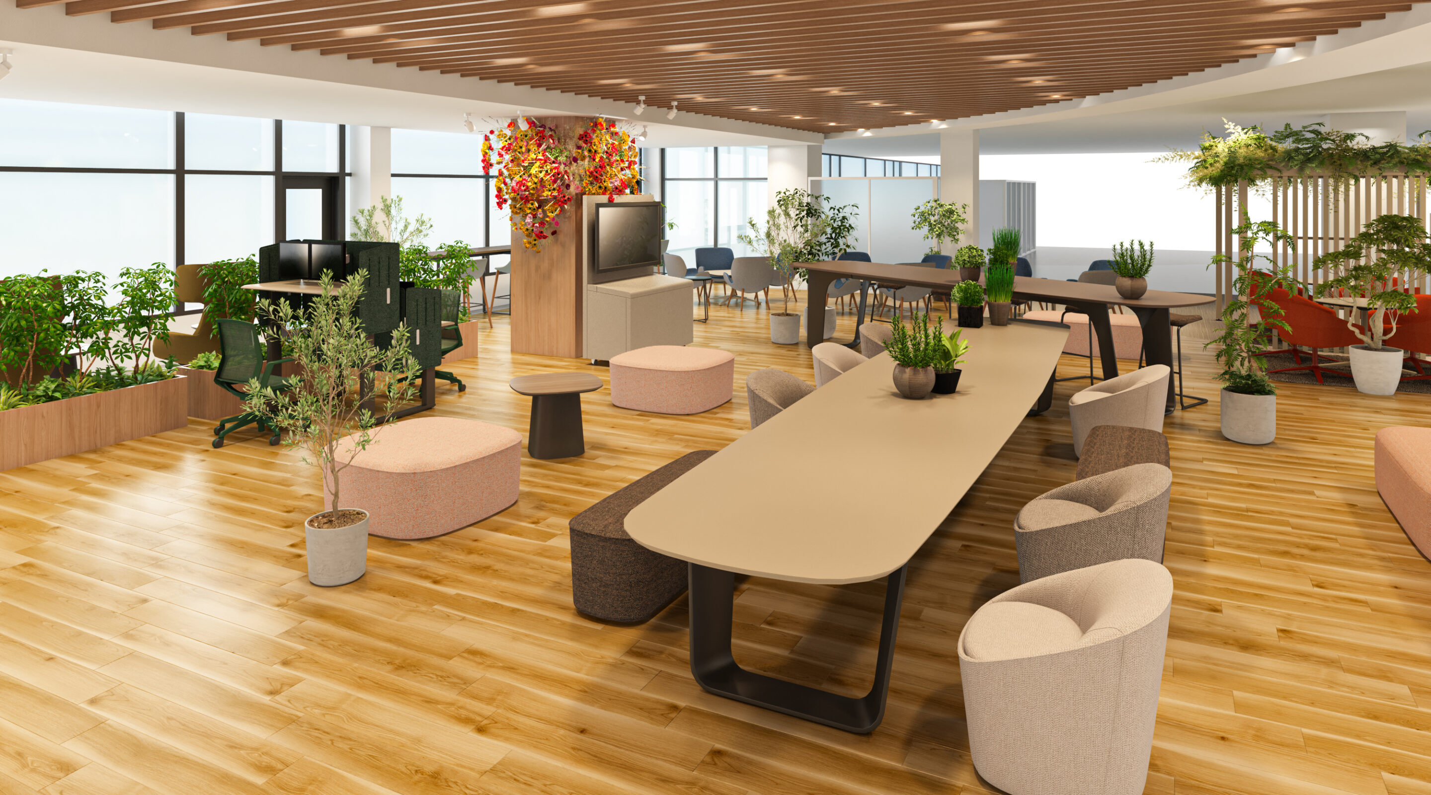 Okamura's New Lounge Space in Narita International Airport